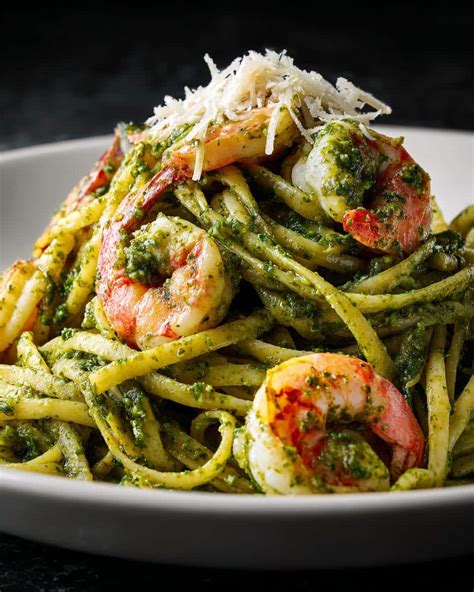 25 Minute Shrimp Pesto Linguine Irresistible And Flawless
