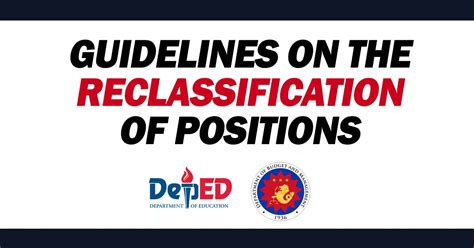 Guidelines On The Reclassification Of Positions Deped Click
