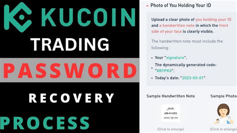 How To Reset Trading Password On Kucoin 2023 Kucoin Trading Password