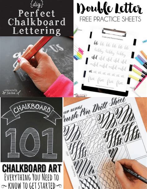 Chalkboard Art And Hand Lettering Tutorials