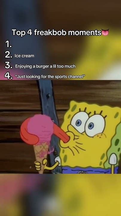 Spongebob Is A Freak 🥹 ️spongebob Freaky Shorts Youtube