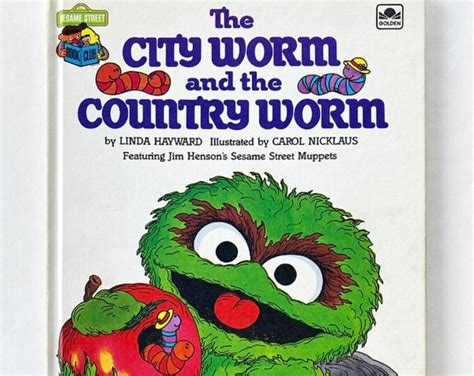 Sesame Street Book Club The City Worm And The Country Worm Slimey Worm