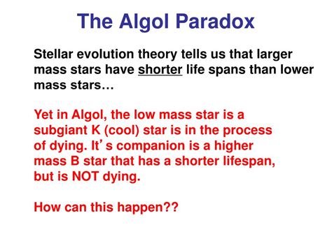 Ppt Interacting Binary Stars Algol Type Binaries Powerpoint
