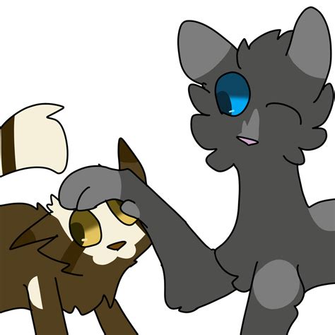 Cinderpelt And Leafpaw By Wulfwuzhere On Deviantart