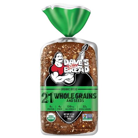 Is Daves Killer Bread 21 Whole Grains And Seeds Organic Bread Paleo Fig App