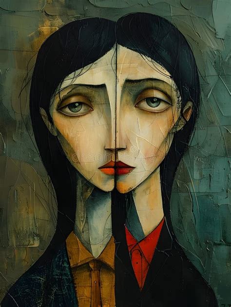 A Painting Of A Woman With A Missing Cheek And Eye Portraying No
