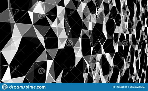 Digital Plexus Of Lines Dots And Triangles Network Or Connection Abstract Digital Background