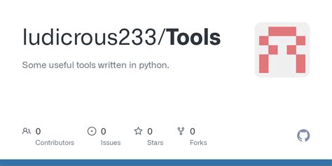 Github Ludicrous Tools Some Useful Tools Written In Python