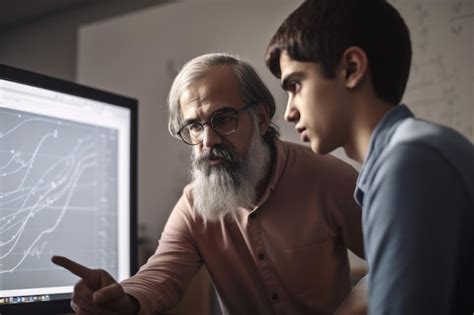 Premium Ai Image Remote Tutor Explaining A Complicated Math Problem