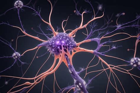 Premium Ai Image Neurons Nerve Cell Ai Generative
