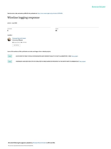 Wire Logging Download Free Pdf Earth Sciences Geology