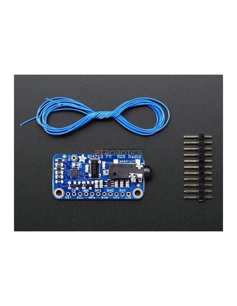 Adafruit Stereo Fm Transmitter With Rds Rbds Breakout Si Wi