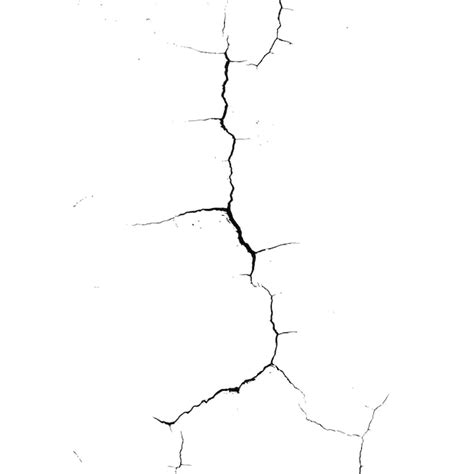 벽 균열 프리미엄 벡터