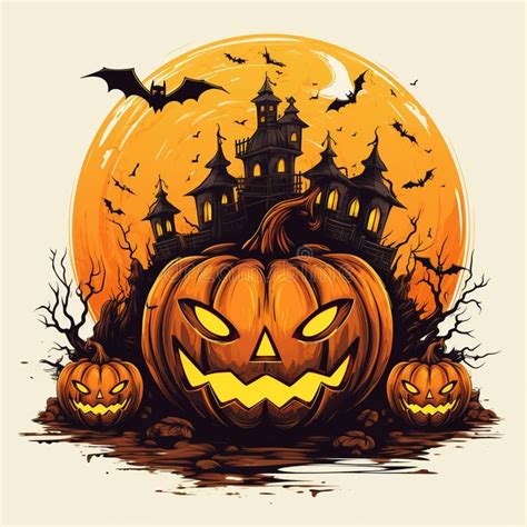 Halloween Pumpkin Patch Background Stock Illustration Illustration Of Wood Inviting 295135598