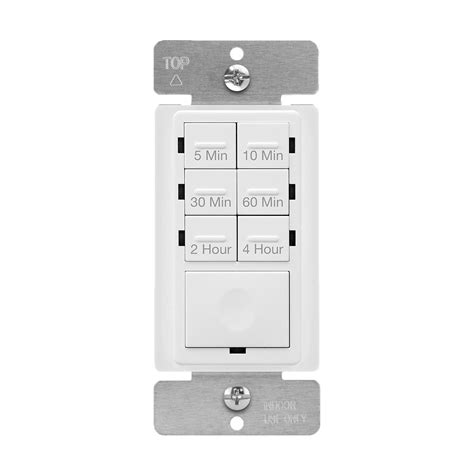 Enerlites 4 Hour 7 Button Preset Countdown Timer Switch Sunco Lighting
