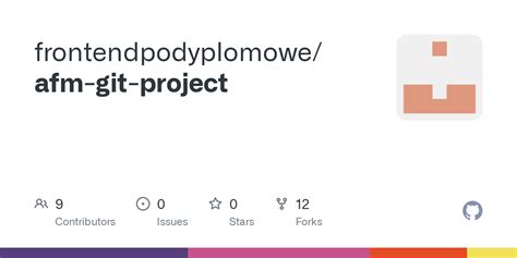 Github Frontendpodyplomoweafm Git Project