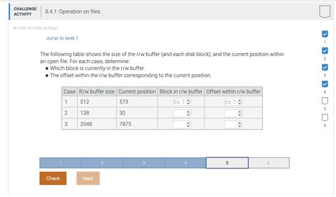 Solved The Following Table Shows The Size Of The R W Buffer Chegg