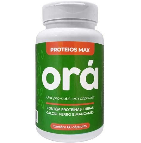 ORÁ Ora Pro Nobis mg cápsulas Suplementos PURE BLENDS para Desempenho e Saúde