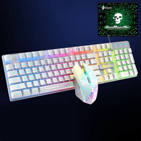De Ratón De Retroiluminado Multicolor Rgb Con Cable Sensación
