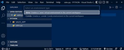 Setup A Virtual Environment With Visual Studio Code In Python Be On The Right Side Of Change