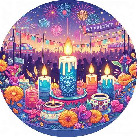 Premium Ai Image Design For Dia De Las Velitas