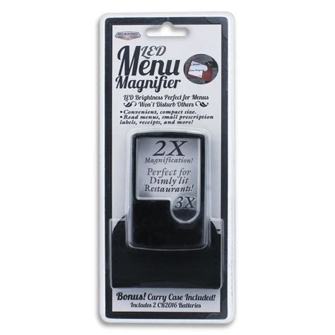 Lupa Cuadrada Con Linterna 2 3x Blazing Led