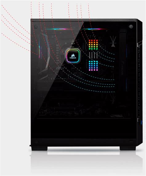 Corsair iCUE 220T RGB Airflow Tempered Glass Black ATX Case | Yoo's ...