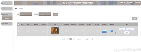 基于springbootvue的公益服务平台 Java志愿者管理系统 前后端分离【java毕业设计课程设计·源码设计·文档报告·代码讲解·