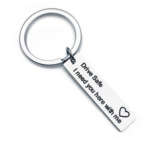 Stainless Steel Keyring Keychain For Couples Jewelry T Key Chain