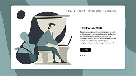 時間和工作流程的管理模板下載，設計範本素材在線下載