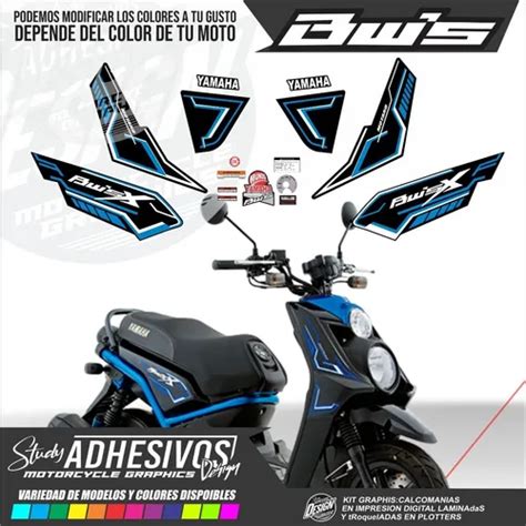 Calcomanias Yamaha Bws 4t Tipo Originales Negra Full Cuotas Sin Interés