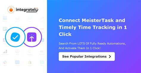 How To Integrate MeisterTask Timely Time Tracking 1 Click Integration
