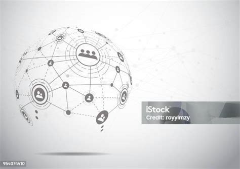 全球網路連接世界地圖點和線組成的全球業務概念向量圖向量圖形及更多世界地圖圖片 世界地圖 互聯網 人 Istock