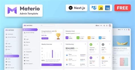Materio Free Mui Nextjs Admin Template On Uneed Uneed