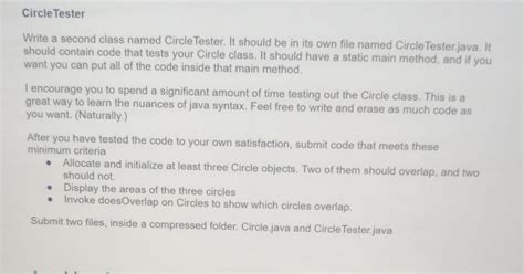 solved you will write two java files for this assignment
