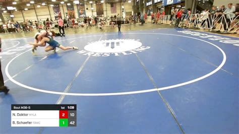 182 Lbs Rr Rnd 2 Nick Doktor Myland Wrestling Academy Vs Braxton