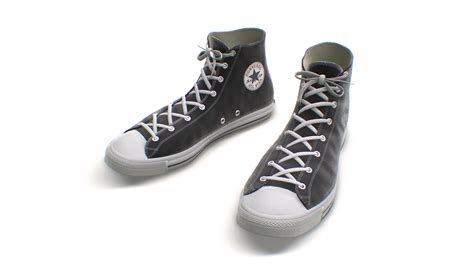 3d Model Classic Converse Star Turbosquid 1371213