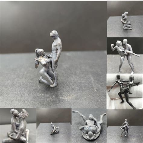 Sexy Figurine Brass Statue Sex Ornaments Crafts Mini Sculpture Women