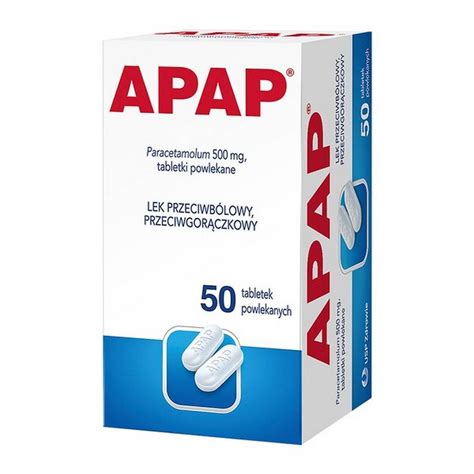Apap 500 Mg Film Coated Tablets 50 Apozona