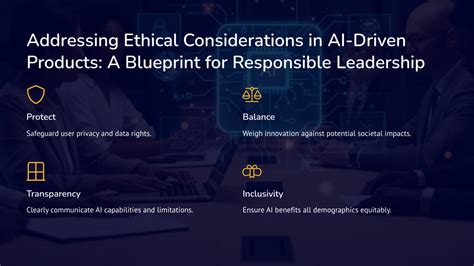 Addressing Ethical Considerations In Ai Driven Products A Blueprint