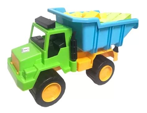 Camion Volcador Con Bloques Mediano Juguete Duravit