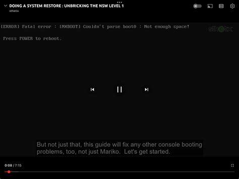 Nintendo Switch Not Boot After Update Nintendo Switch Tronicsfix