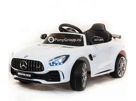 Детский электромобиль Mercedes-Benz GTR AMG HL288 с резиновыми колесами ...