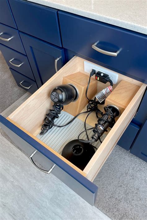 Powered Styling Drawer With Canisters 20 Outlet Solutions For In