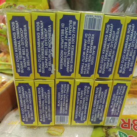 Jual 1 Pak Blau Cuci Kembang Ros Isi 12 Pcs 30 Gram Shopee Indonesia