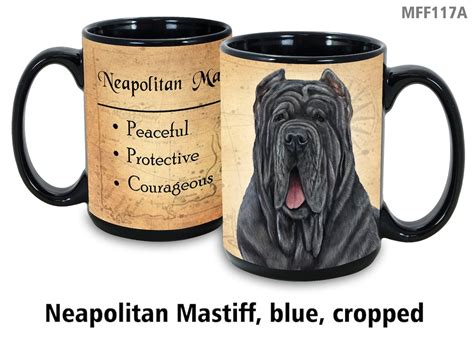 Neo Mastiff Blue Cropped Oz Coffee Mug My Faithful Friend Etsy