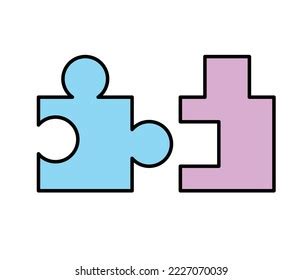 3 Puzzle Pieces That Don T Fit Stock Vectors And Vector Art Shutterstock