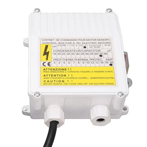 Control Box For S.ph. Electric Motors » Wiring Diagram