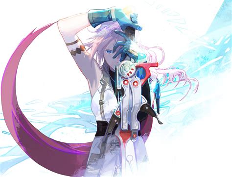 Lightning Farron Final Fantasy And More Drawn By Cofffee Danbooru