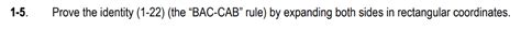 Solved 1 5 Prove The Identity 1 22 Prove The Identity